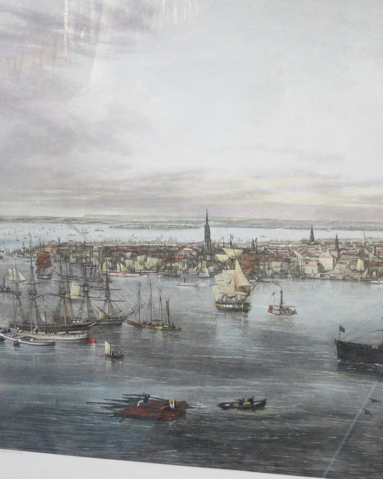 New York Harbor Print For Sale at 1stDibs
