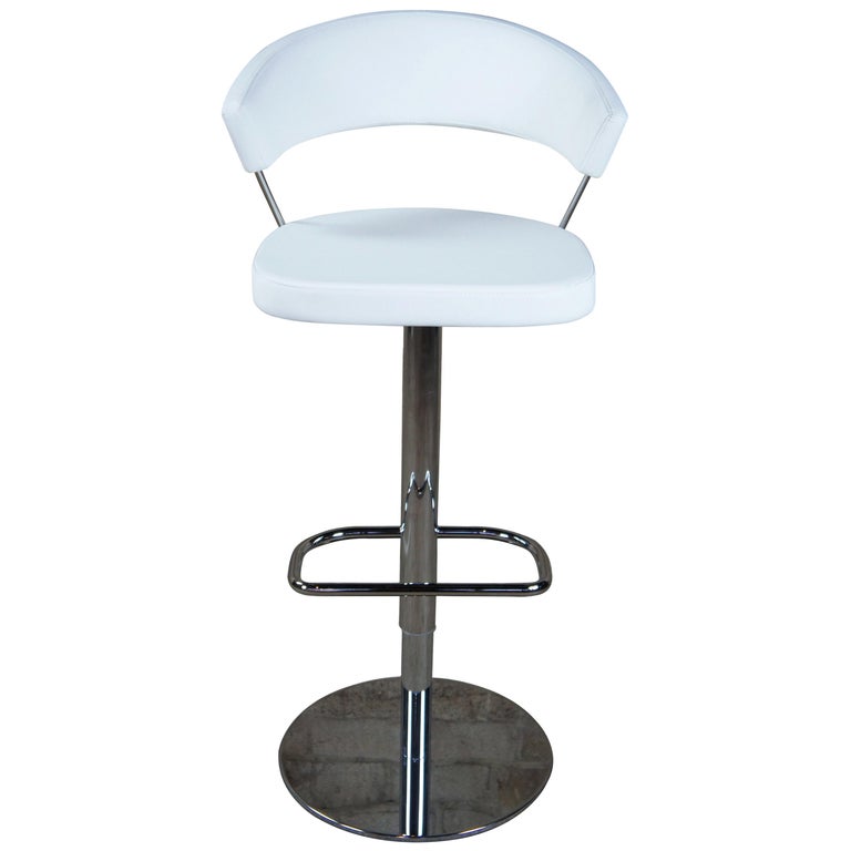 New York Swivel Bar Stool by Lupo Design for Connubia Calligaris White ...
