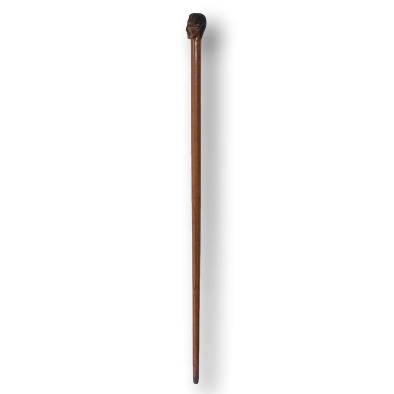 New Zealand Maori Tokotoko Walking Stick For Sale at 1stDibs