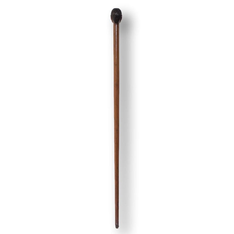 New Zealand Maori Tokotoko Walking Stick For Sale at 1stDibs