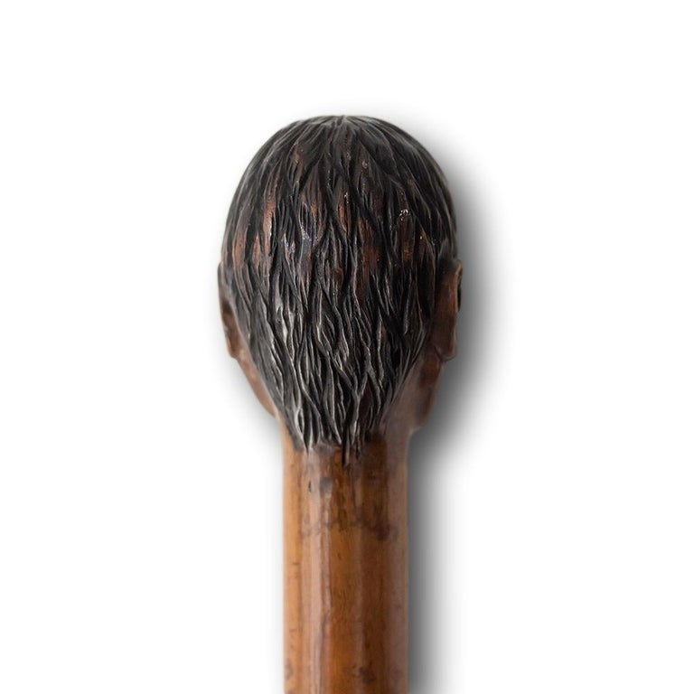 New Zealand Maori Tokotoko Walking Stick For Sale at 1stDibs