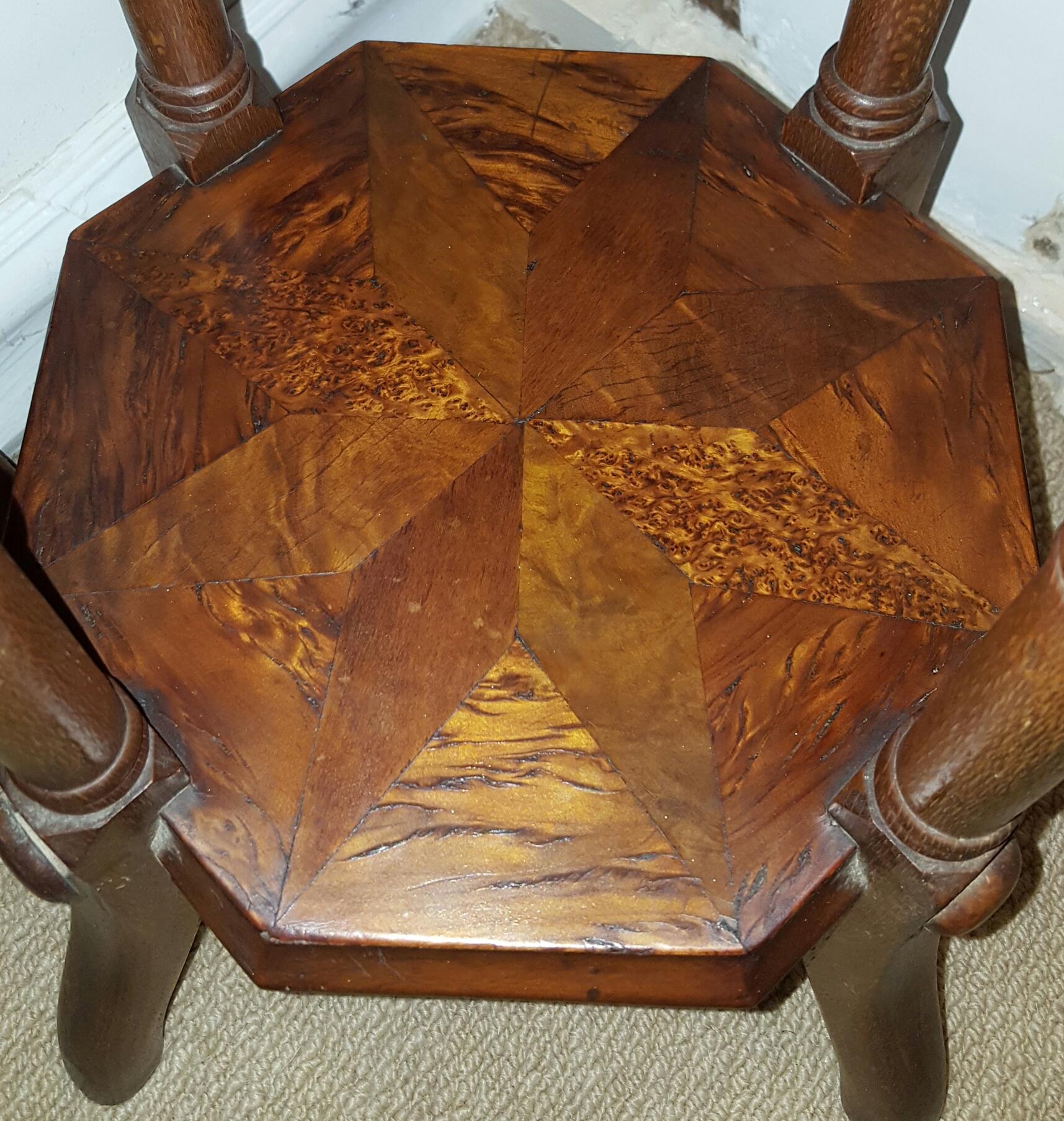 New Zealand Specimen Wood Table by William Norrie, circa 1900 For Sale ...