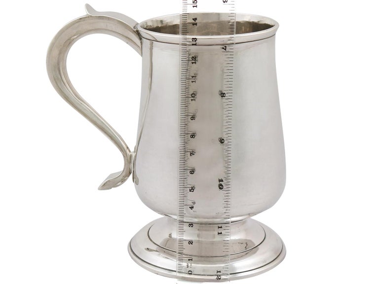 Newcastle Sterling Silver Pint Mug at 1stDibs