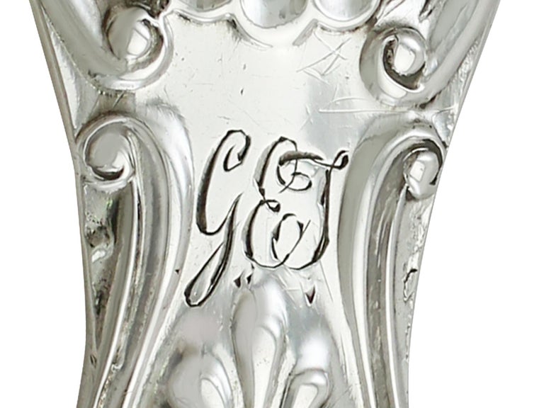 Antique Victorian Newcastle Sterling Silver Runcible Spoons For Sale at ...