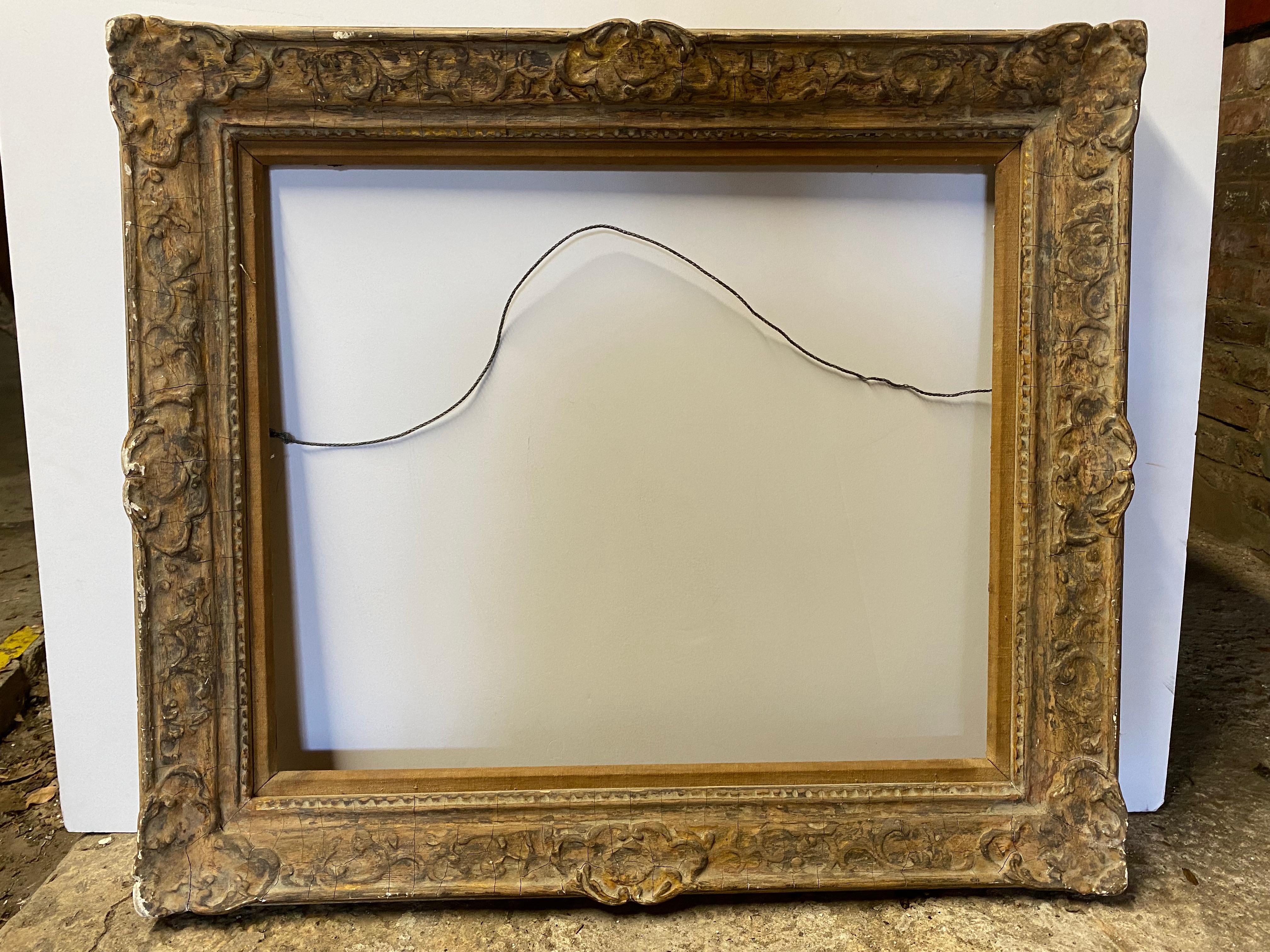 Newcomb-Macklin Beaux Arts Style Carved and Gesso Frame at 1stDibs ...