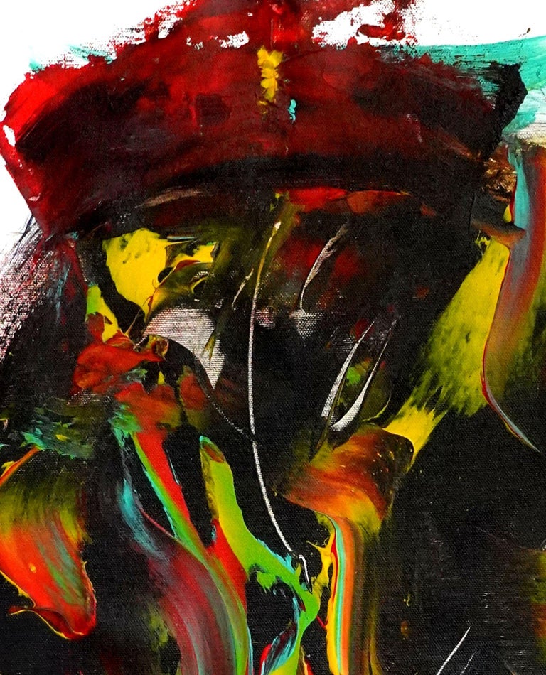 Newel Hunter - Gamer, Painting, Acrylic on Canvas For Sale at 1stDibs