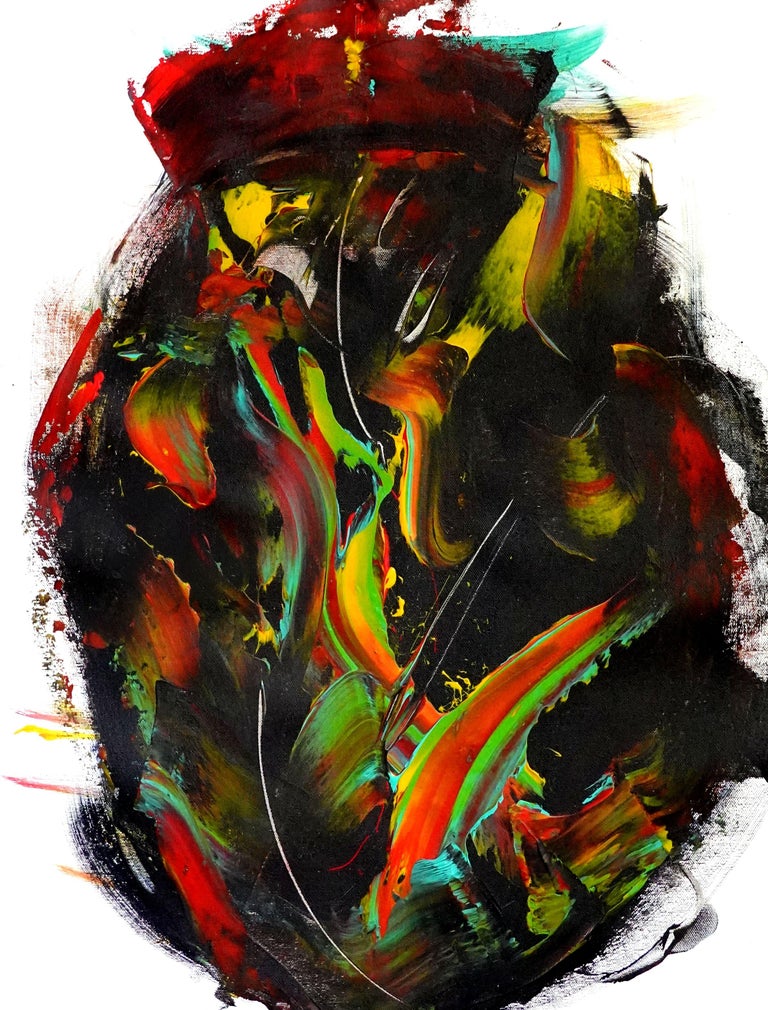 Newel Hunter - Gamer, Painting, Acrylic on Canvas For Sale at 1stDibs