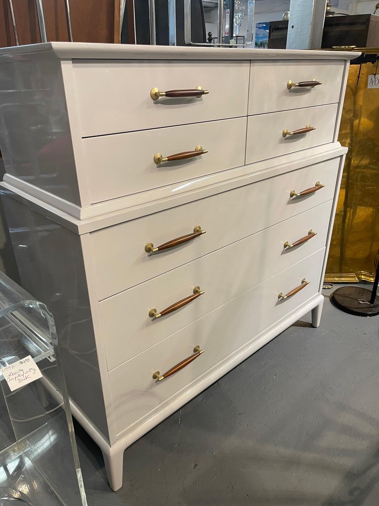 Newly Lacquered Mid-Century Modern Iconic Dresser Chest of Drawers ...