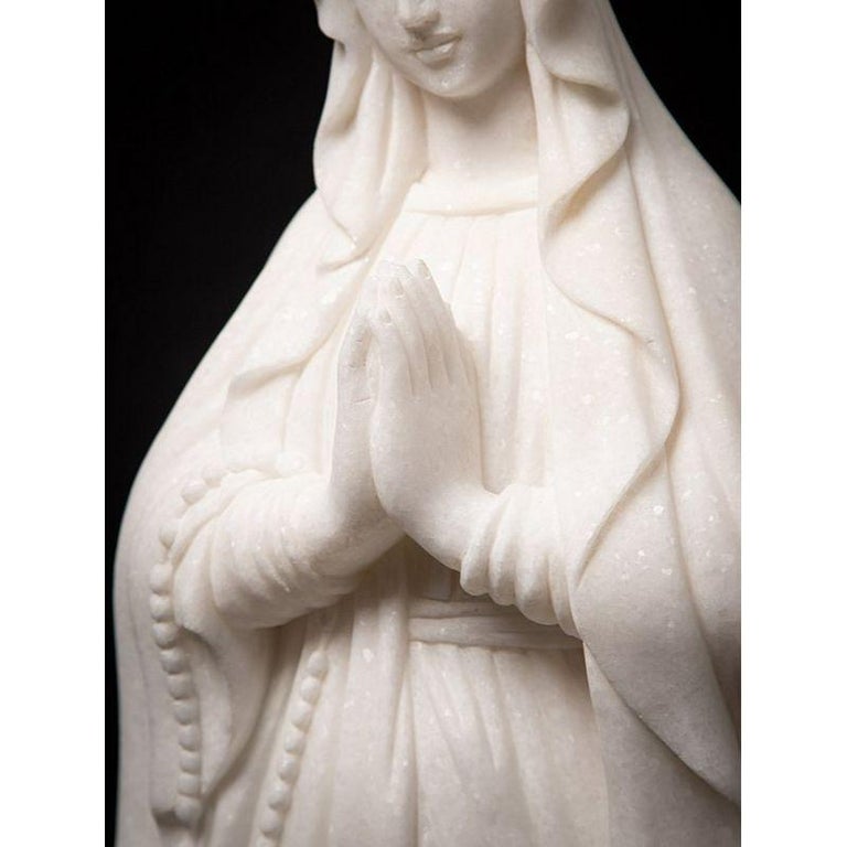 Newly Made Marble Maria Statue from Italy For Sale at 1stDibs