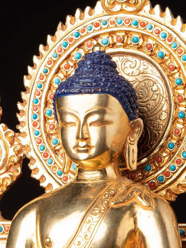Newly Made Nepali Buddha on Throne from Nepal For Sale at 1stDibs