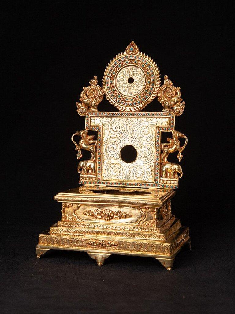 Newly Made Nepali Buddha on Throne from Nepal For Sale at 1stDibs