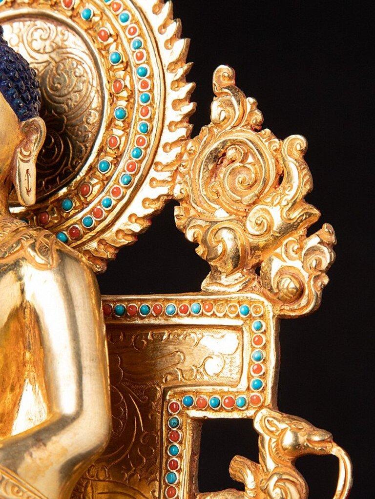 Newly Made Nepali Buddha on Throne from Nepal For Sale at 1stDibs