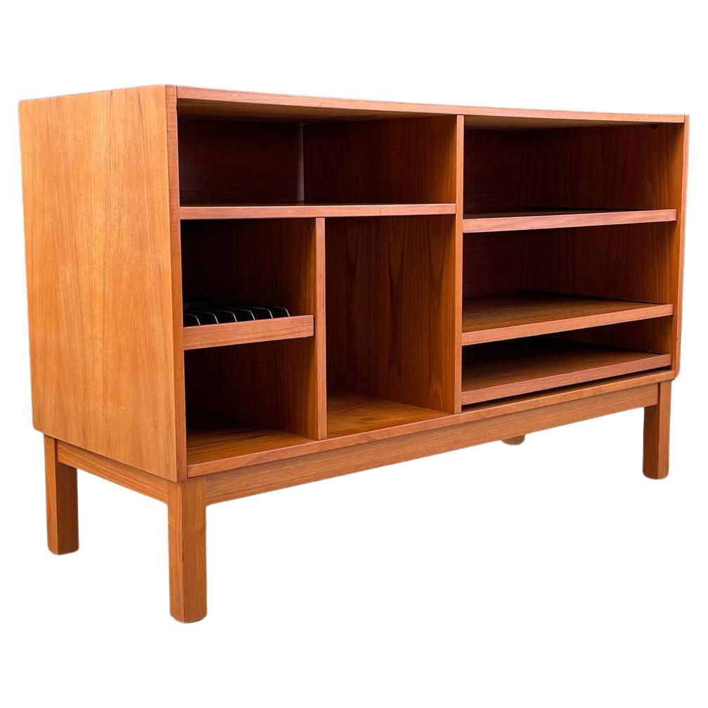 Mid-Century Modern German Teak Credenza with Hutch Munker Modell Danish ...