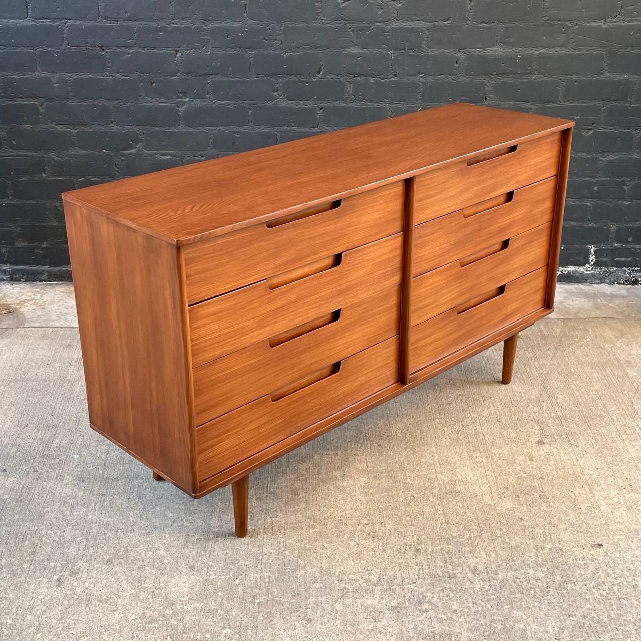 Newly Refinished - Mid-Century Modern Dresser by Milo Baughman for ...