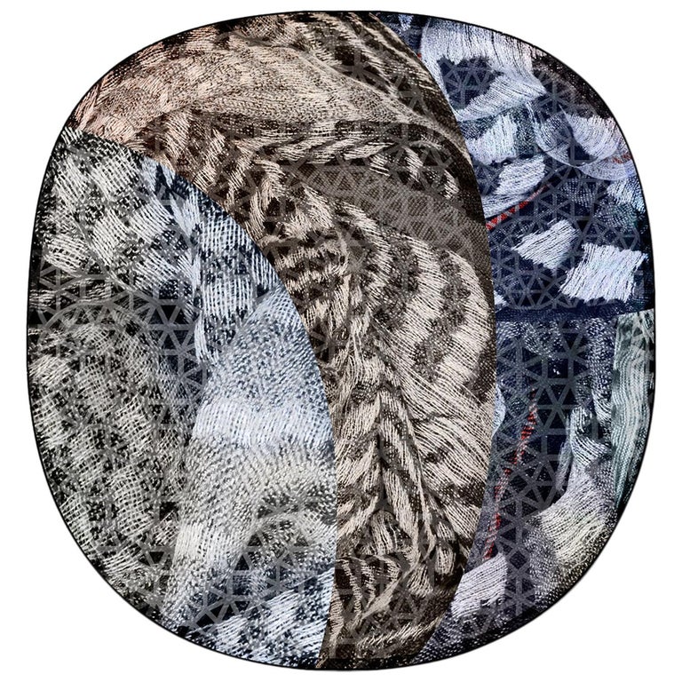 Next Organic Shape Rug in High Performance Fibers by Deanna Comellini ...