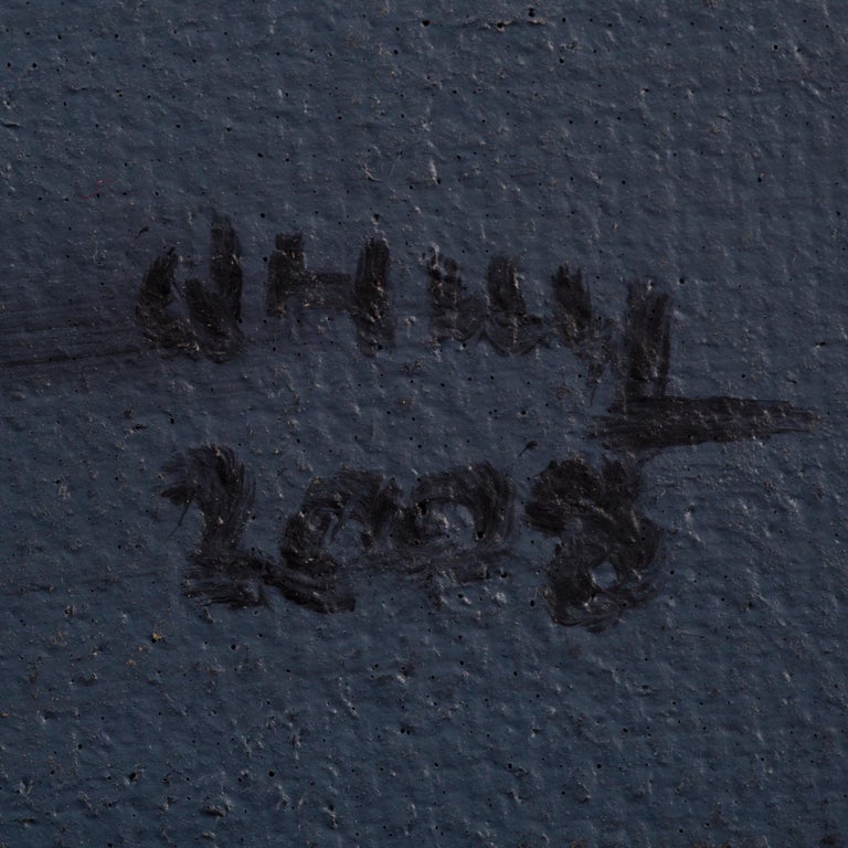 Nguyen Quang Huy - 'Tribal Indochine Woman IV' Figurative Monochromatic ...