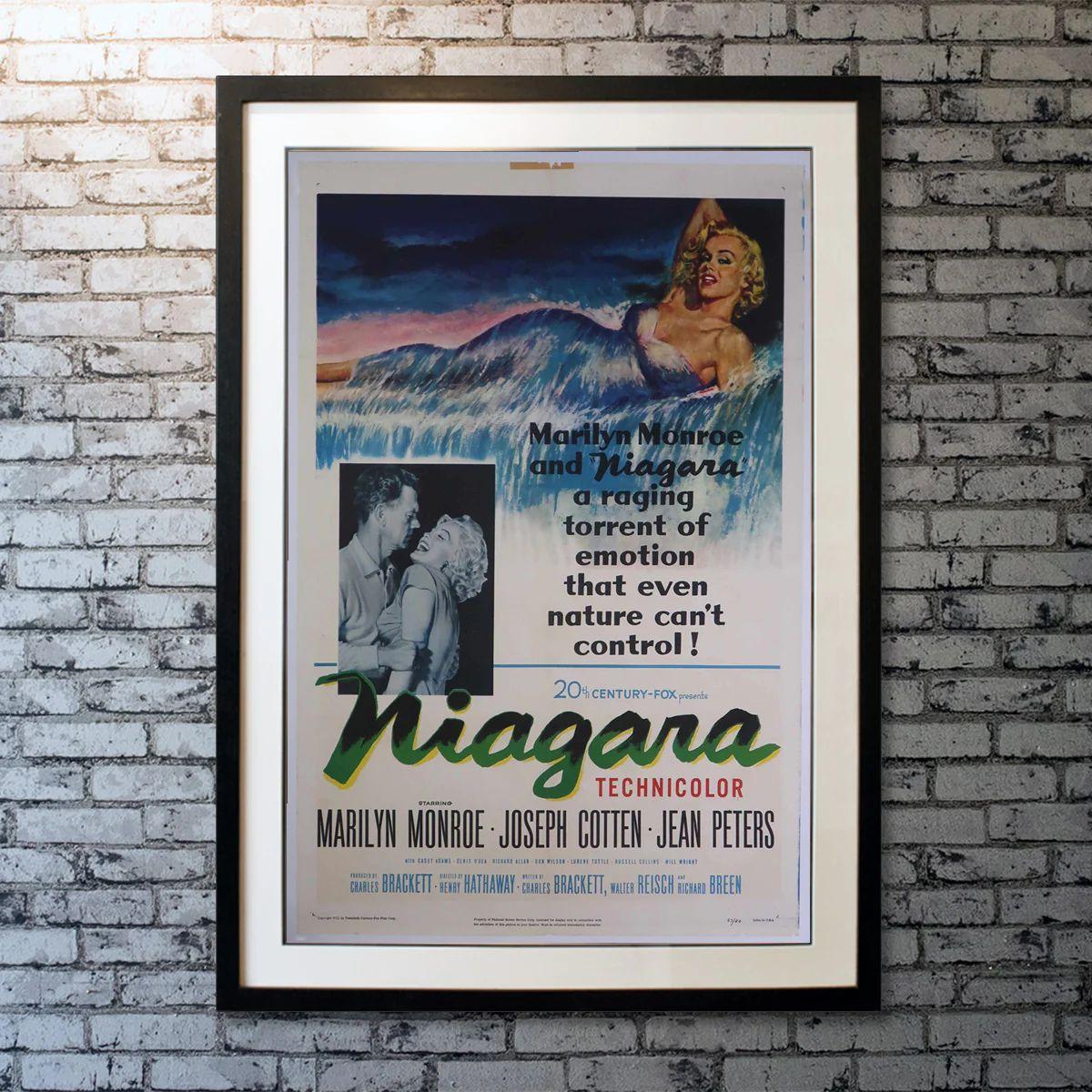 Niagara, Unframed Poster, 1952 For Sale at 1stDibs
