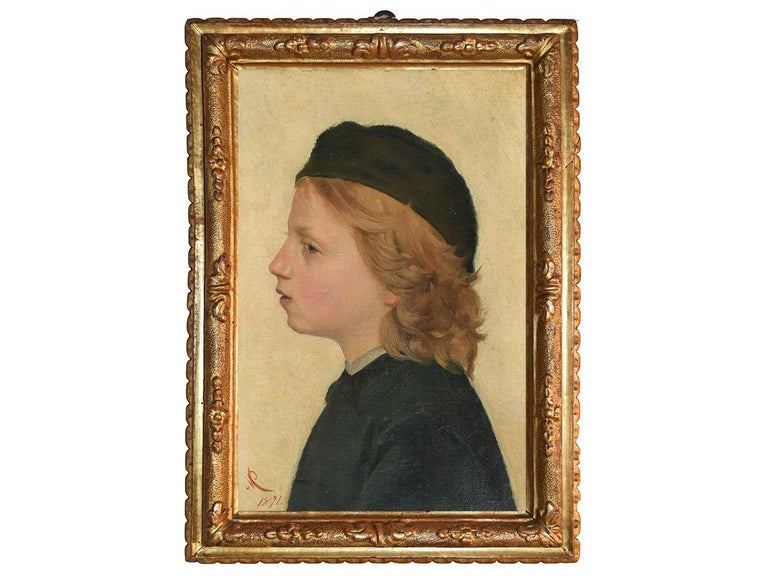 Niccolò Cannicci - Ritratto di giovane For Sale at 1stDibs