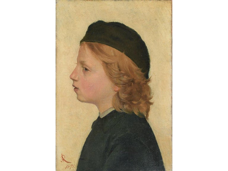 Niccolò Cannicci - Ritratto di giovane For Sale at 1stDibs