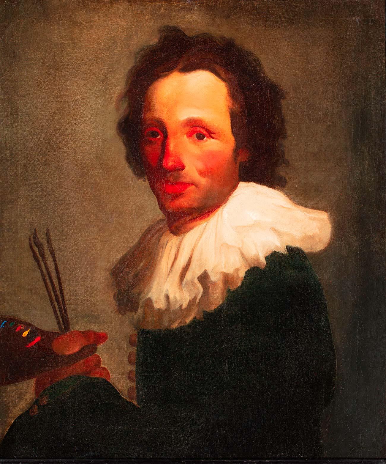 Niccolò Cassana - 17th Century By Niccolo' Cassana Self-portrait Oil On ...