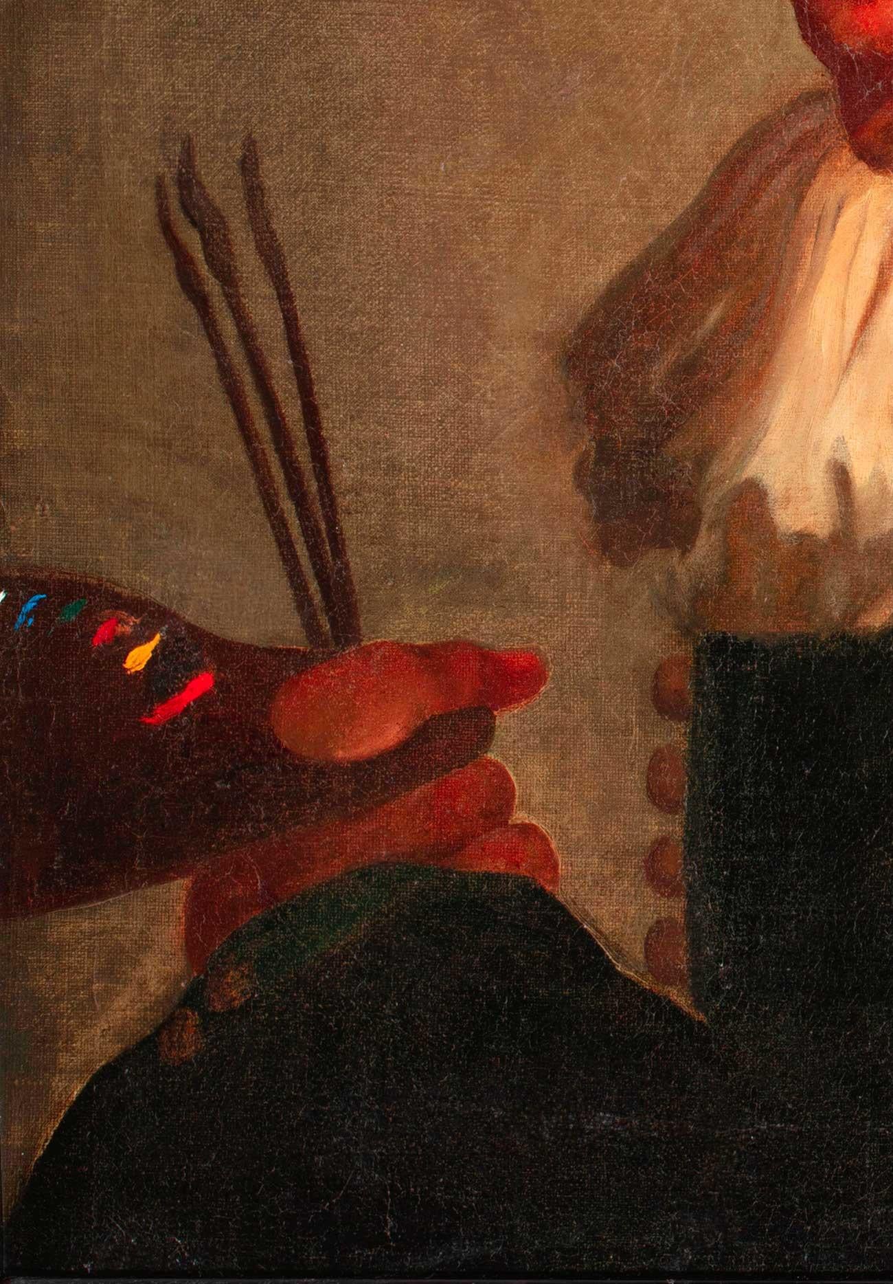 Niccolò Cassana - 17th Century By Niccolo' Cassana Self-portrait Oil On ...