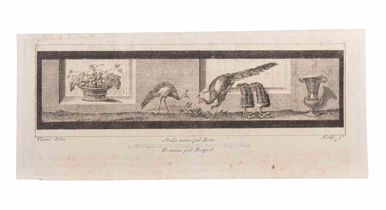 Niccolò Vanni - Decoration With Animals - Etching by Niccolò Vanni ...