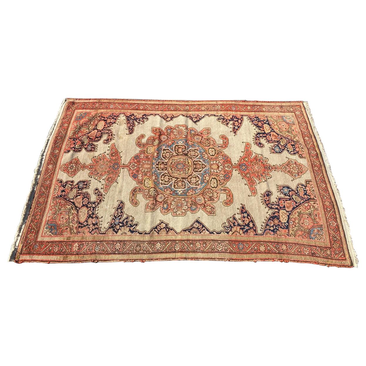 Antique Persian Malayer Area Rug For Sale at 1stDibs