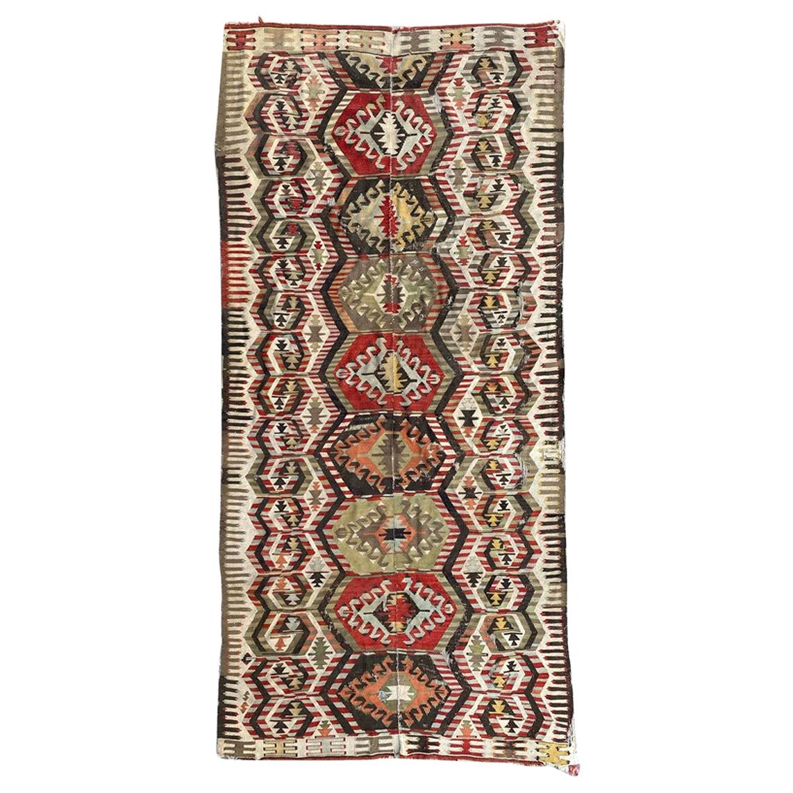 Antique Turkish Kilim at 1stDibs