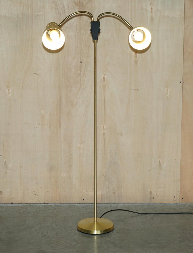 Nice Articulated and Adjustable Double Floor Standing Lamp with Twin ...