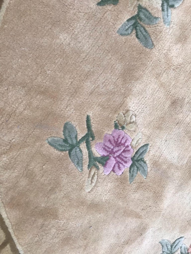 Nice Hand Tufted Round Chinese Hand Tufted Rug For Sale at 1stDibs ...