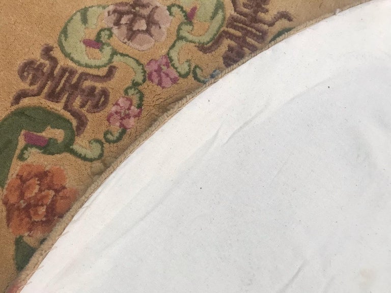 Nice Hand Tufted Round Chinese Hand Tufted Rug For Sale at 1stDibs ...