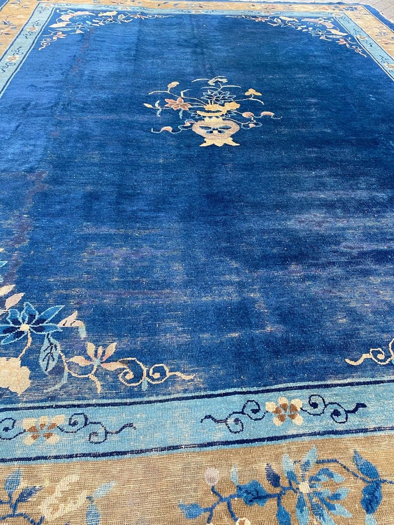 Nice Large Antique Chinese Rug For Sale at 1stDibs