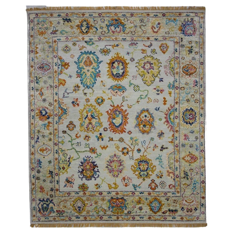 Nice New Oushak Design Indian Rug For Sale at 1stDibs