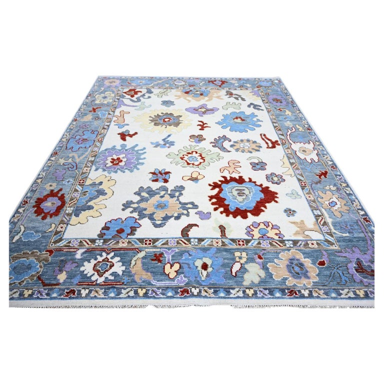 Nice New Oushak Design Indian Rug For Sale at 1stDibs