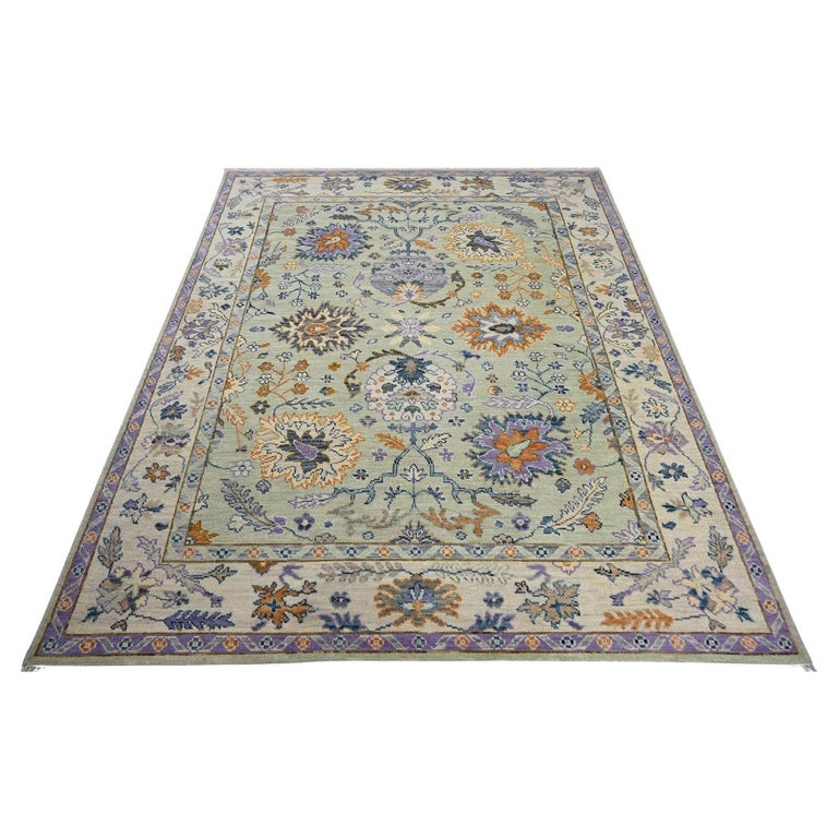 Nice New Oushak Design Indian Rug For Sale at 1stDibs