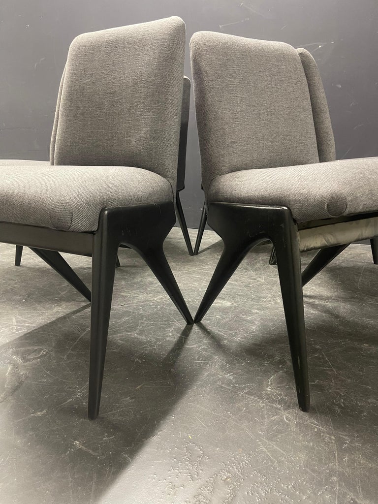 Nice Set of Organic Chairs For Sale at 1stDibs