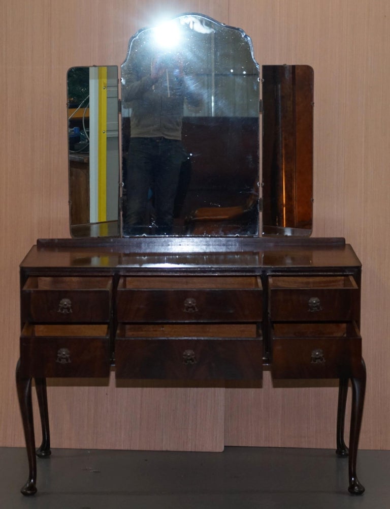 Nice Vintage Beithcraft Furniture Mahogany Dressing Table Part of ...