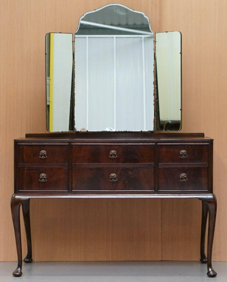 Nice Vintage Beithcraft Furniture Mahogany Dressing Table Part of ...