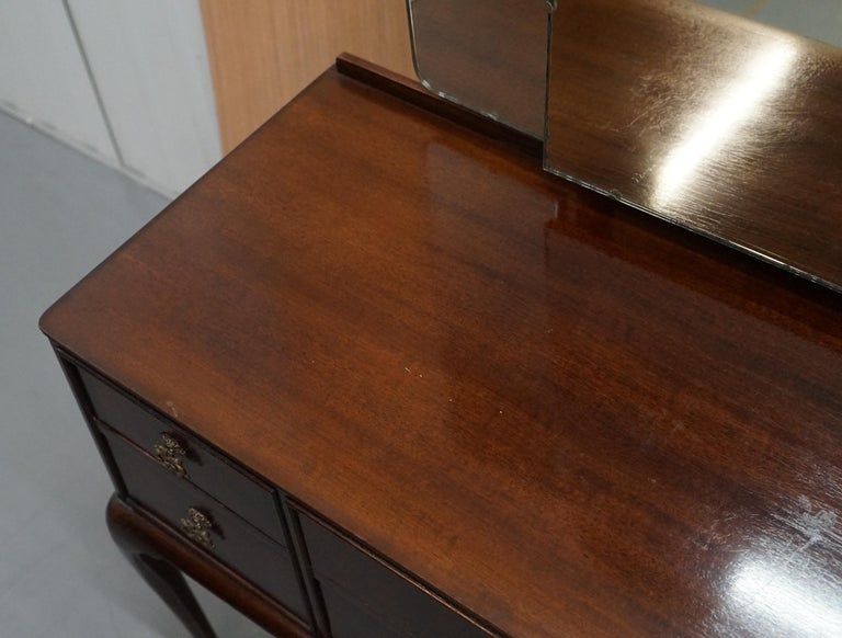 Nice Vintage Beithcraft Furniture Mahogany Dressing Table Part of ...