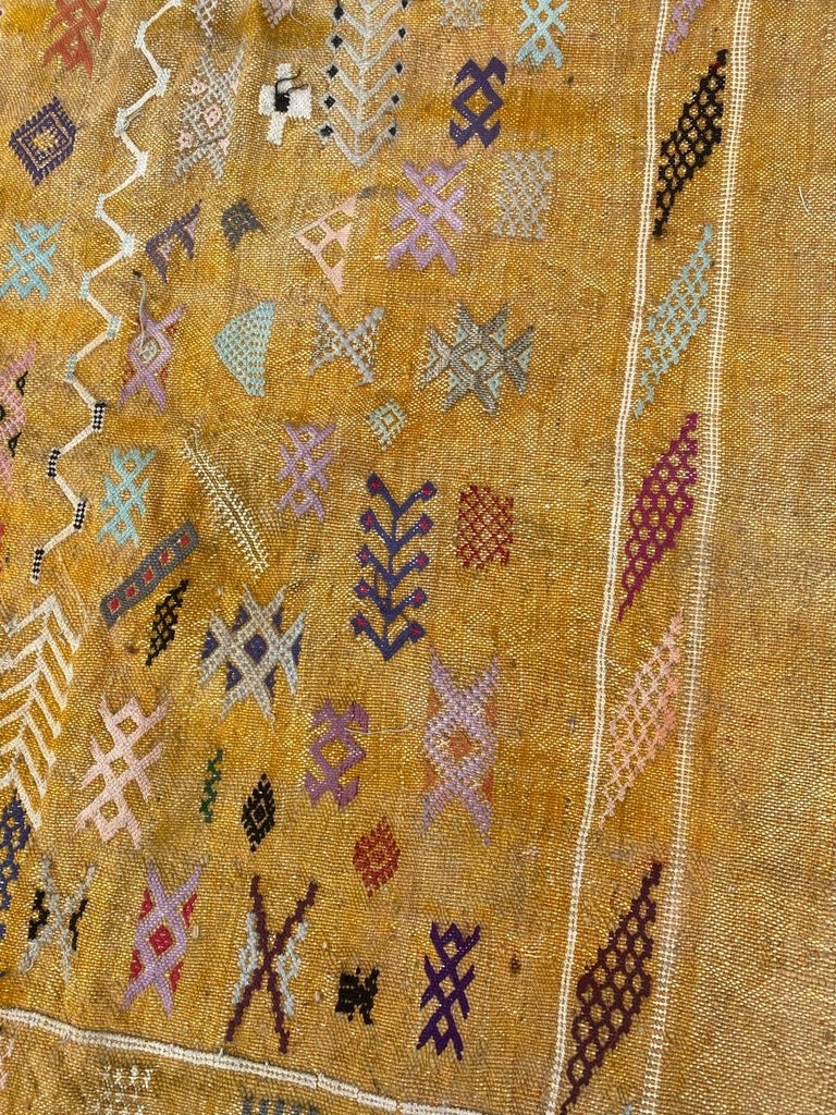 Nice Vintage Tribal Moroccan Berbere Kilim at 1stDibs