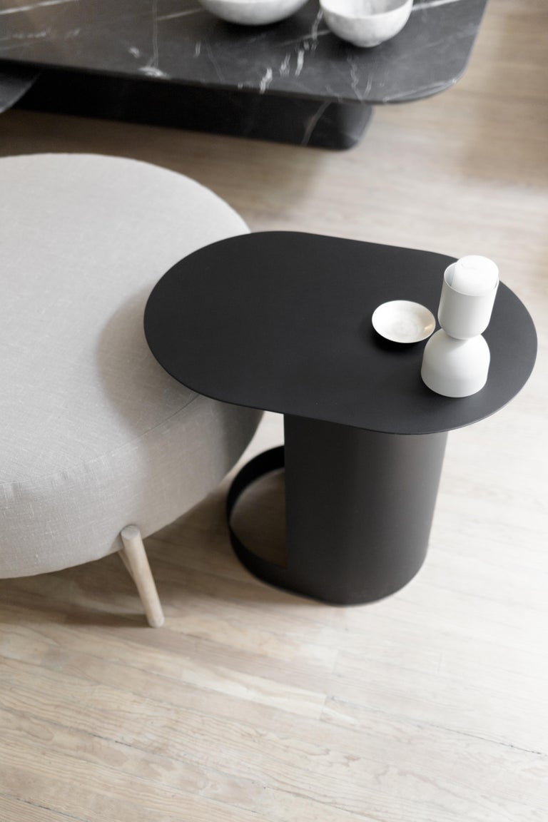 Nich Steel Side Table For Sale at 1stDibs