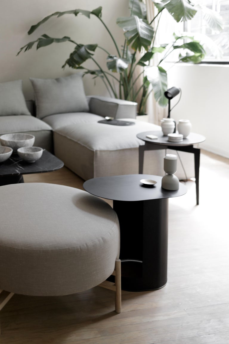 Nich Steel Side Table For Sale at 1stDibs