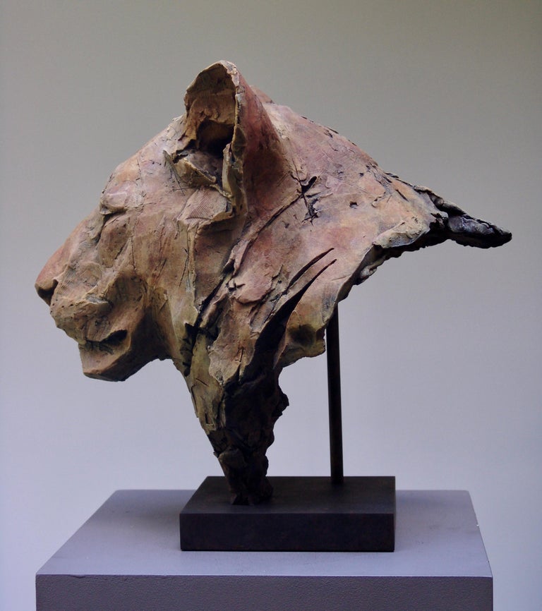 Nichola Theakston - ''Sekhmet'', Contemporary Bronze Sculpture Portrait of a Lioness For Sale at ...