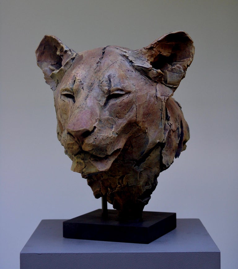 Nichola Theakston - ''Sekhmet'', Contemporary Bronze Sculpture Portrait ...