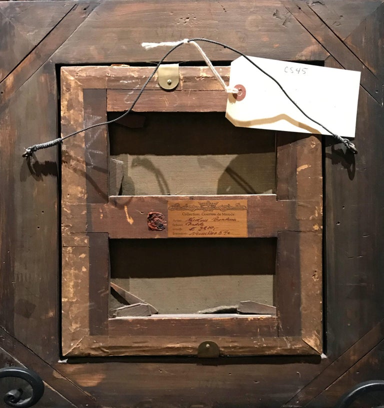 Nicolaes Berchem - Nicholaes Berchem 17th c. Figural Landscape "Hirtin ...