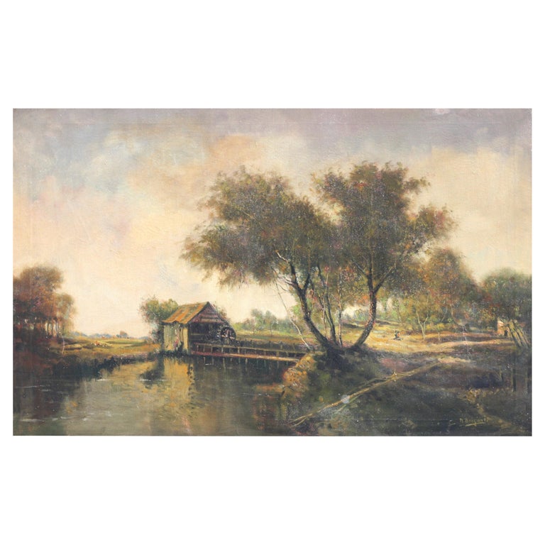 Nicholas Briganti Oil on Canvas For Sale at 1stDibs