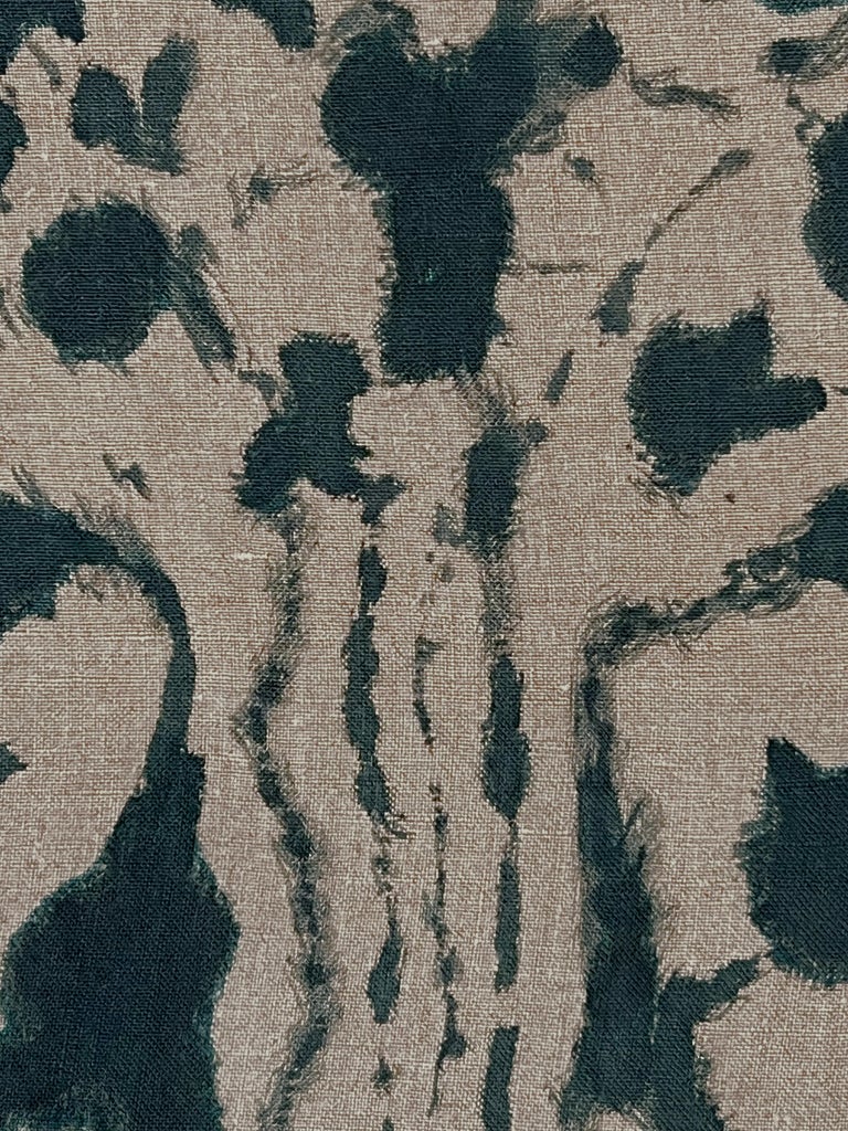 Nicholas Evans - "Rosettes II" (abstract, animal, bold, deep green-blue ...