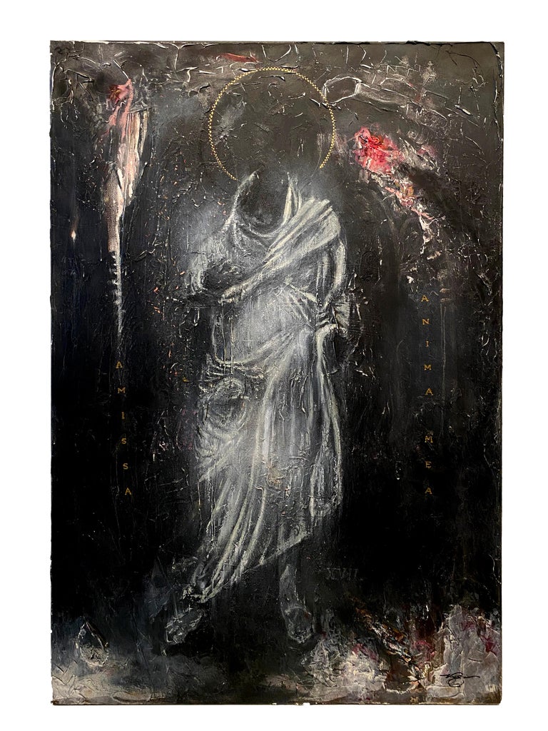 Nicholas Evans - “Spectre” (Contemporary, Cerebral, Figurative, Black ...