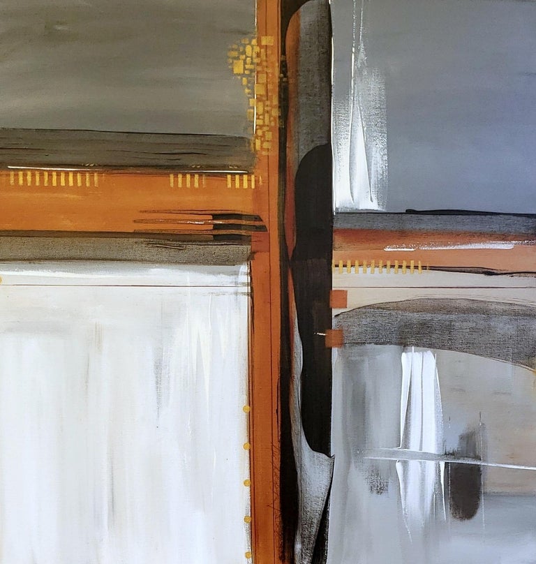 Nicholas Foschi - Gray Times 2, Abstract Painting For Sale at 1stDibs