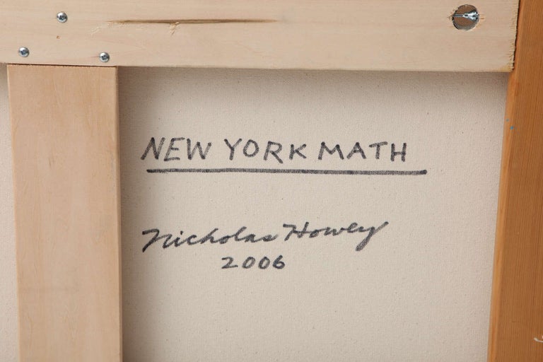 Nicholas Howey "New York Math," Painting Acrylic on Canvas, United ...